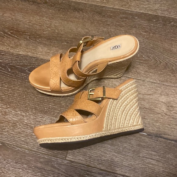UGG | Shoes | Ugg Wedges Sandals 85 | Poshmark